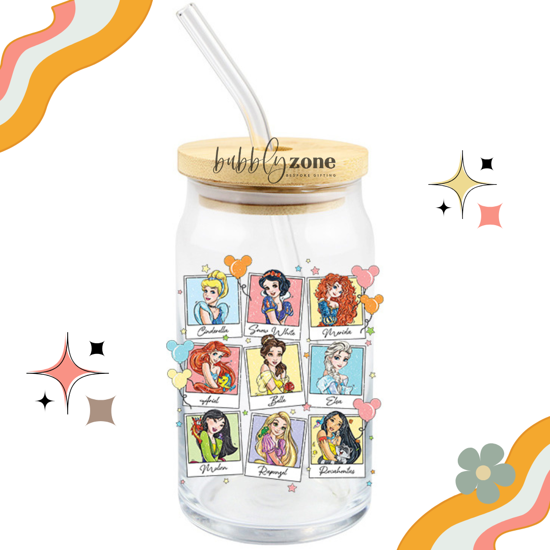 Disney Princesses Uv Dtf Sticker Bubbly Zone