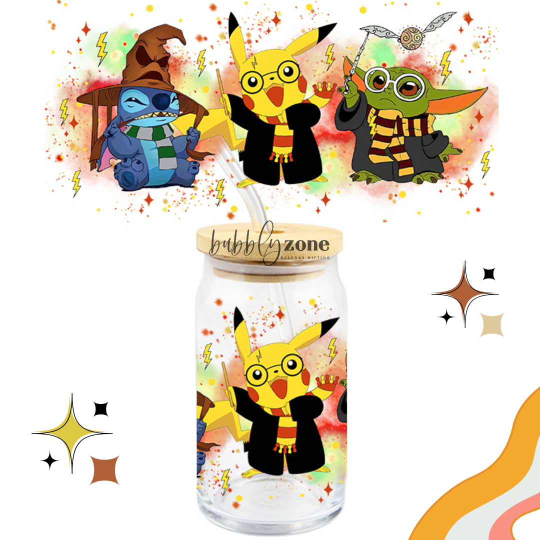 Magic Hp Pikachu Uv Dtf Wrap Bubbly Zone
