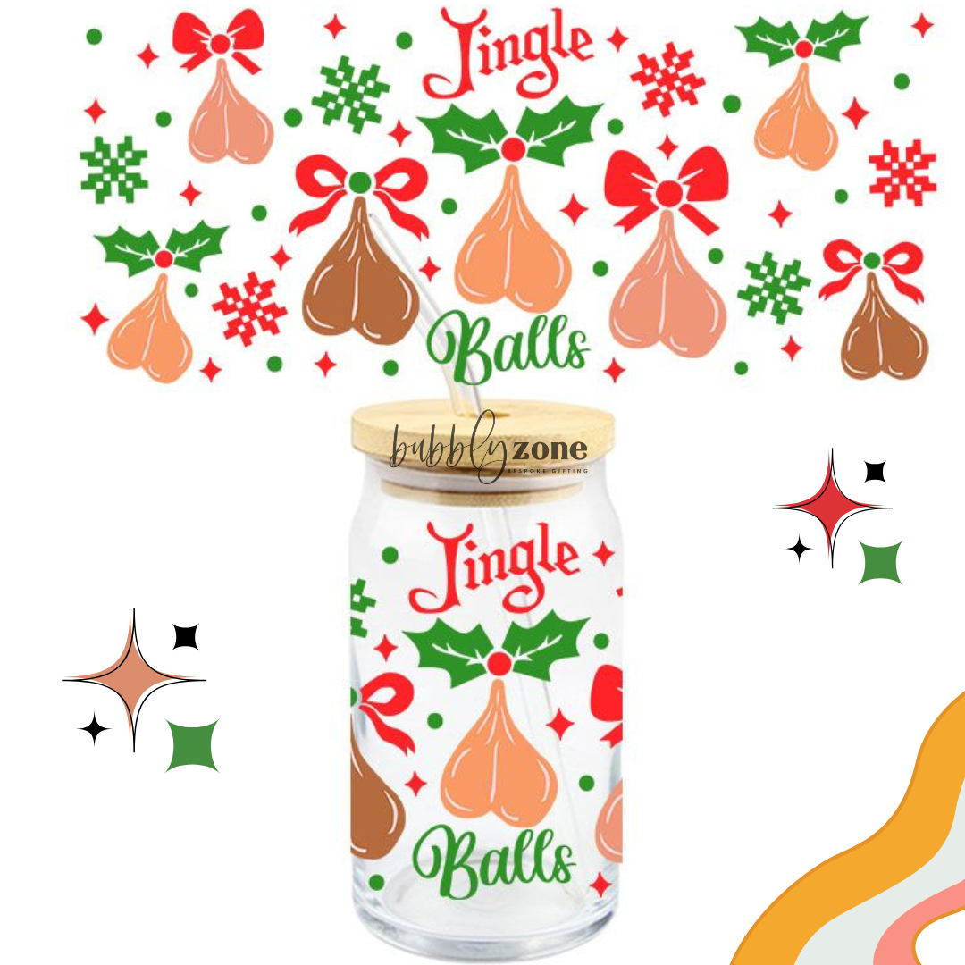 Jingle Balls Uv Dtf Wrap Bubbly Zone