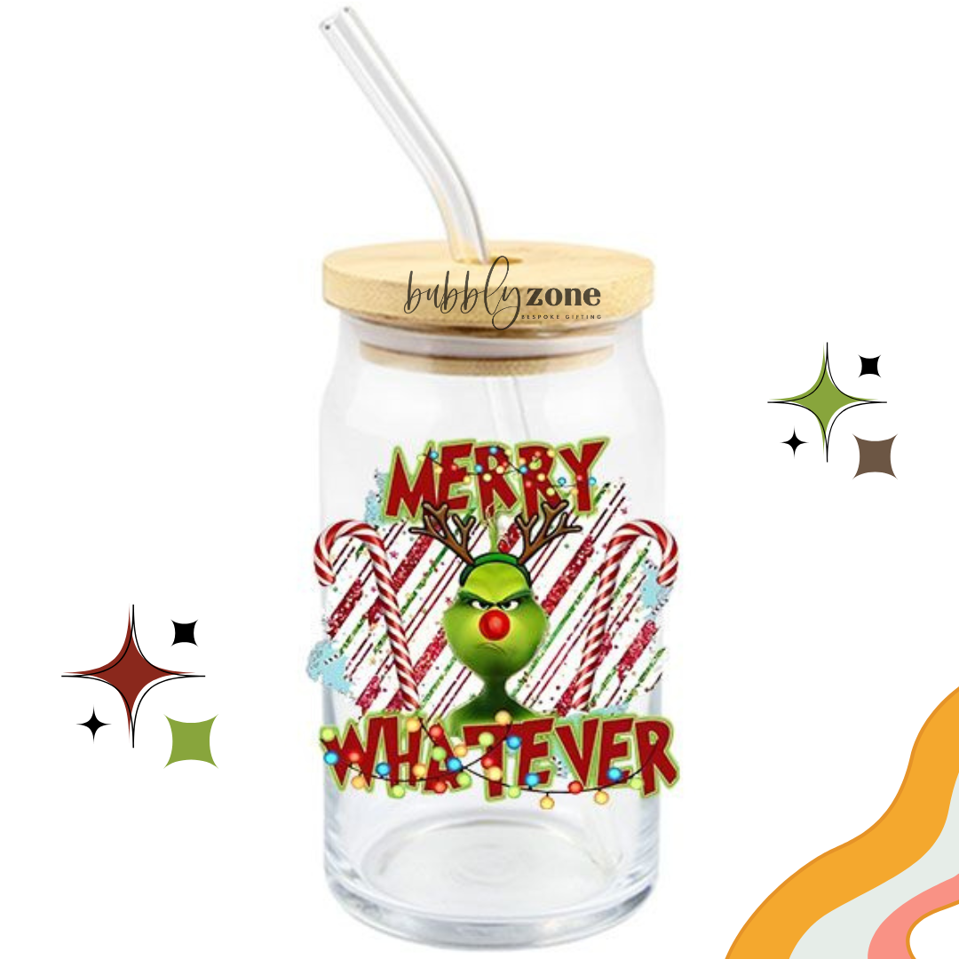 Merry Whatever Uv Dtf Sticker Bubbly Zone