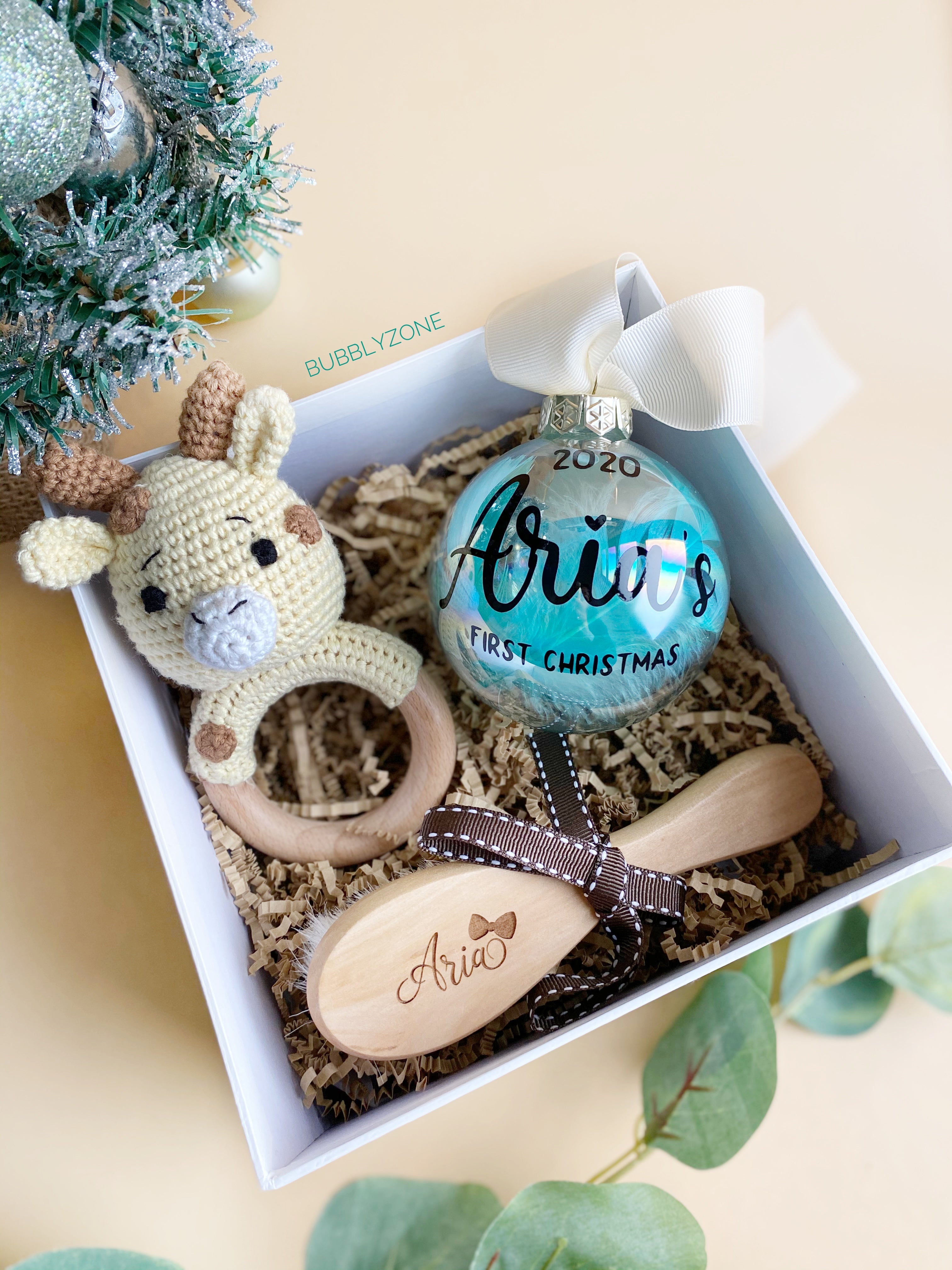 Baby First Christmas Box – Bubbly Zone